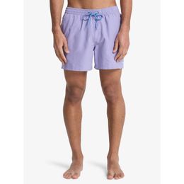 Quiksilver Herren Badeshorts &raquo;EVERYDAY VOLLEY 15&laquo; unifarbene Optik, mit kontrastfarbenen Details, Straight-Leg-Passform lila S (48), N-Gr