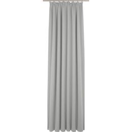 Adam Vorhang &raquo;Uni Collection light&laquo; Kr&auml;uselband 1 Stk. tlg. aus 100% Bio-Baumwolle grau Baumwolle (Bio-Baumwolle) 145cm, Kr&auml;uselband, 145cm