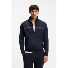 BOSS Herren BOSS Sweatjacke &raquo;Authentic&laquo; mit Streifen und Logo, regular fit M