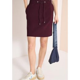 Cecil Damen Minirock Sommerrock mit Streifendetail rot L (42)