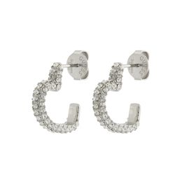 Guess Ohrringe Damen Gr&ouml;&szlig;e One Size silber / transparent