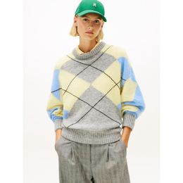 Tommy Hilfiger Damen Strickpullover &raquo;ALPACA BLEND ARGYLE C-NK LS SWT&laquo; bunt L/XL