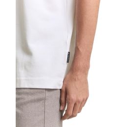 Tom Tailor Herren Tom Tailor T-Shirt mit Pique Struktur wei&szlig; 3XL
