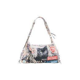 Desigual Schultertasche Damen Gr&ouml;&szlig;e One Size creme / melone / schwarz