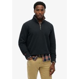 Superdry Herren Sweatshirt &raquo;ESSENTIAL LOGO HENLEY&laquo;, aus Baumwolle und Polyester, Loose Fit, angeraute Sweatware XL