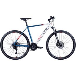REDLOUD Cityrad &raquo;28 Zoll Shimano Acera 24 Gang Hydraulische Scheibenbremse Federgabel&laquo; 24 Gang Shimano Shimano Acera Schaltwerk Kettenschaltung 