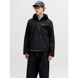 Jack & Jones Jack & Jones Herren Softshelljacke &raquo;JJNORTH SOFTSHELL JACKET&laquo; mit Kapuze schwarz L