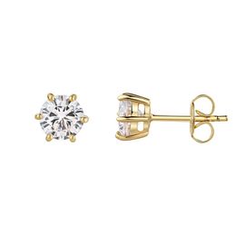Firetti Damen Paar Ohrstecker &raquo;Schmuck Geschenk Silber 925 Ohrschmuck Ohrringe Solit&auml;r&laquo; mit Zirkonia (synth.) 7, Silber 925 (Sterlingsilber)