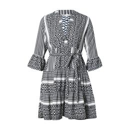 Only Kleid 'ONLATHENA' Damen Gr&ouml;&szlig;e 38 schwarz / wei&szlig; Sommerkleid