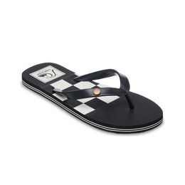 Quiksilver Herren Zehentrenner &raquo;MOLOKAI ORIGINALS&laquo; Sommerschuhe schwarz-wei&szlig; 46