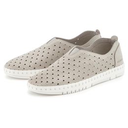ELBSAND Damen Slipper &raquo;Halbschuh, Sneaker, Freizeitschuh, Slip-On-Sneaker,&laquo; NEU mit softer Sohle und modischen Cut-Outs VEGAN beige 39