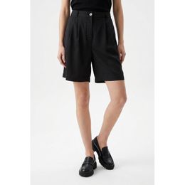 V&eacute;ro Moda Vero Moda Damen Shorts &raquo;VMFLEUR HW BERMUDA TENCEL SHORTS GA&laquo; Viskose, loose fit schwarz S (36), N-Gr