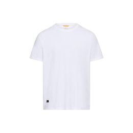 Camel Active Herren Camel Active T-Shirt mit Logo-Stickerei wei&szlig; M