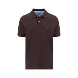 Fynch-Hatton Herren Fynch-Hatton Poloshirt mit Logo-Stickerei braun L