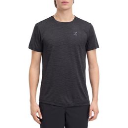 Energetics Herren T-Shirt &raquo;HE.-T-SHIRT TELLY II SHORT SLEEVE M&laquo; Basic-Passform, Kurzarm, f&uuml;r sportliche Aktivit&auml;ten schwarz M