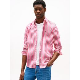 Tommy Hilfiger Herren Langarmhemd &raquo;FLEX POPLIN BOLD STRIPE SHIRT&laquo; rosa XL (54/56), N-Gr