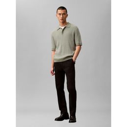 Calvin Klein Herren Chinohose &raquo;SLM CTTN STRTCH CHN&laquo; Mit G&uuml;rtelschlaufen schwarz 36, L&auml;nge 32