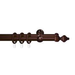 GOOD LIFE Gardinenstange &raquo;Trend&laquo; &Oslash; 28 mm 2 l&auml;ufig-l&auml;ufig Fixma&szlig; braun B/L: 120cm &Oslash; 28mm, 2 l&auml;ufig