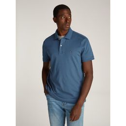 Tommy Hilfiger Herren Poloshirt &raquo;LIQUID COTTON REGULAR SEASONAL&laquo; mit Logostickerei blau XXL