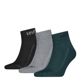 Levi's Levi's Herren Socken &raquo;LEVIS UNI MID CUT ORANGE TAB 3P&laquo; 3 Paar bunt 39-42