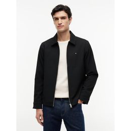 Tommy Hilfiger Damen Kurzjacke &raquo;LIGHT WEIGHT TWILL SHACKET&laquo; Twill Struktur &Uuml;bergangsjacke Blouson Stehkragen Jacke XXL