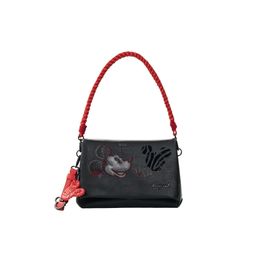 Desigual Schultertasche 'Disney' Damen Gr&ouml;&szlig;e One Size rot / schwarz