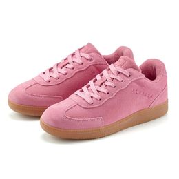 ELBSAND Damen Sneaker &raquo;Freizeitschuh, Schn&uuml;rschuh, Turnschuh, Retro Sneaker, Lederschuh&laquo; Ledersneaker, Schn&uuml;rhalbschuh aus Leder im modernen Retro 