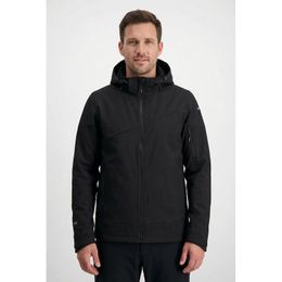 Icepeak Herren Softshelljacke &raquo;BARMSTEDT&laquo; wasserabweisend, winddicht, mit Wassers&auml;ule 10000, atmungsaktiv schwarz 50