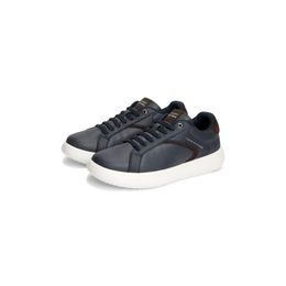 Tommy Hilfiger Herren Sneaker &raquo;TH MODERN LIGHTCUP LEATHER&laquo; Freizeitschuh, Halbschuh, Schn&uuml;rschuh mit Kontrastbes&auml;tzen blau 40