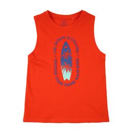 4F Junior Performance Shirt boy size 122 Aqua / Dark blue / Red