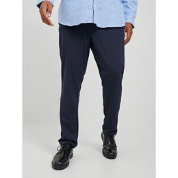 Jack & Jones PlusSize Jack & Jones Plussize Herren Jack & Jones PlusSize Chinohose &raquo;JPSTMARCO JJCOOPER CHINO NOOS PLS&laquo; blau 46 (6XL), L&auml;nge 32