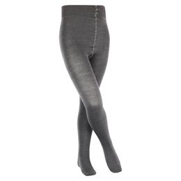 Falke Kinder Falke Strickstrumpfhose &raquo;Comfort Wool&laquo; blickdicht, leichte, w&auml;rmende Merinowolle au&szlig;en grau 80/92