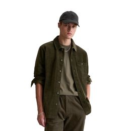 Marc O'Polo Marc O'polo Denim Herren Marc O'Polo DENIM Langarmshirt aus softem Frottee-Cord, relaxed fit, Kentkragen S