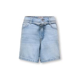 Kids Only M&auml;dchen KIDS Only Jeansshorts &raquo;KOGGIANNA HW BELT SHORTS PIMBOX DNM NOOS&laquo; mit schmalem, dekorativen Bindeband in der Taille 116, N-Gr