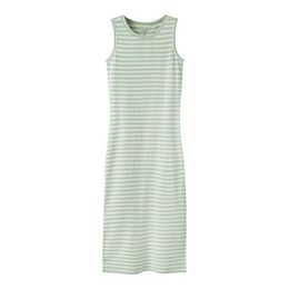 name it Kinder Maxikleid &raquo;NKFSURAJA XSL SL MAXI DRESS NOOS&laquo; Baumwollmischung, mit Stretch, Jersey, Seitenschlitze gr&uuml;n 158, N-Gr