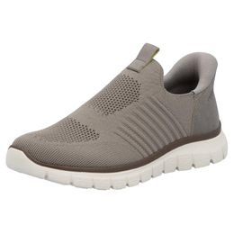 Rieker Herren Slipper &raquo;Ready2GO&laquo; Schlupfschuh, Freizeitslipper, Halbschuh mit gepolsterter Ferse beige 42