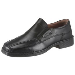 Josef Seibel Herren Slipper &raquo;Bradfjord 07&laquo; Slipper, Festtagschuh, Komfortschuh in weiter Passform schwarz 47