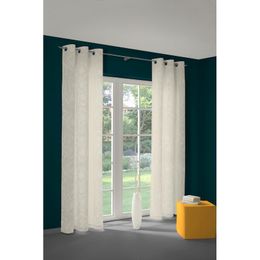 WIRTH Vorhang &raquo;Dangard&laquo; &Ouml;sen 1 Stk. tlg. beige Polyacryl, Polyester 245cm, &Ouml;sen, 135cm