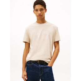 Tommy Jeans Herren T-Shirt &raquo;TJM CENTER FLAG&laquo; mit Stempel-Logo, regular fit, Rundhals M