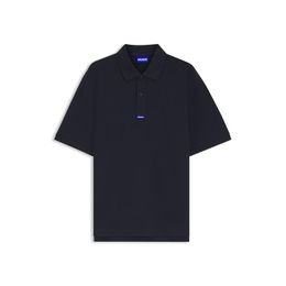 Hugo Herren Hugo Poloshirt &raquo;Nolitos&laquo; Polokragen, Loose Fit, reine Baumwolle schwarz M