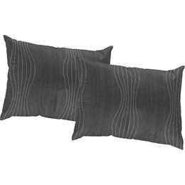 WIRTH Dekokissen &raquo;Riccia&laquo; Kissenh&uuml;lle ohne F&uuml;llung, 2 St&uuml;ck bunt Baumwolle, Polyester B/L: 40cm x 60cm, 2 Stk.