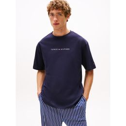 Tommy Hilfiger Underwear Herren T-Shirt &raquo;TEE CONT. LOGO&laquo; mit Rundhals, normale Passform blau XXL (56)