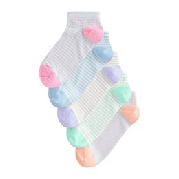 next Socken Damen Gr&ouml;&szlig;e 36/41 hellblau / mint / rosa / wei&szlig;