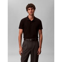 Calvin Klein Herren Poloshirt &raquo;SS SLIM REFINED PIQUE POLO&laquo; slim fit schwarz XL