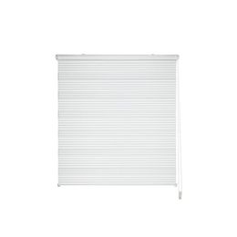 OTTO home Doppelrollo &raquo;TIMELI&laquo; Lichtschutz Sichtschutz ohne Bohren freih&auml;ngend Klemmfix-Doppelrollo, NEUHEIT! wei&szlig; Polyester 150cm, 30cm
