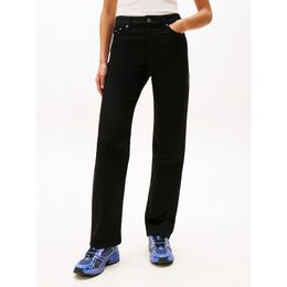Tommy Jeans Damen Slim-fit-Jeans &raquo;KIRA MR SLIM STR DI4187&laquo; schwarz 32, L&auml;nge 28