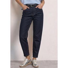 Street One Damen Street One Loose-fit-Jeans &raquo;Style Karlie&laquo; im Rinsed-Look / Barrel Leg mit Stretch 27, L&auml;nge 28