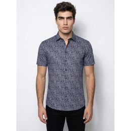 DESOTO Herren DESOTO Kurzarmhemd &raquo;Casual Kent 1/2&laquo; Jerseyhemd, slim fit, Kentkragen, b&uuml;gelfrei XXL, N-Gr