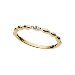 Firetti Damen Diamantring &raquo;Schmuck Geschenk Gold 333 Damenring Goldring Diamant&laquo; mit Brillanten gold 18, 0,02 P2 = erkennbare Einschl&uuml;sse, Diamanten 