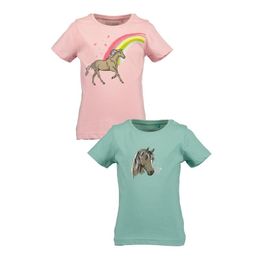 Blue Seven M&auml;dchen T-Shirt Packung, 2 tlg. bunt 98